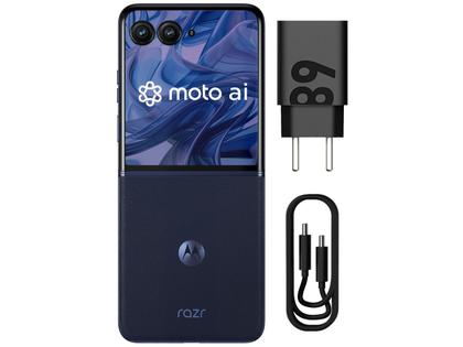 Smartphone Motorola Razr 50 Ultra 512GB Navy Blue 5G 12GB RAM 6,9" Câm ...