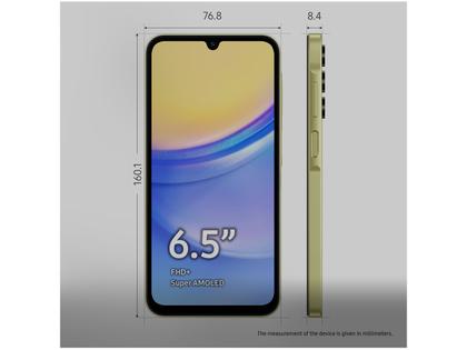 Smartphone Samsung Galaxy A15 6,5" 256GB Verde Claro 5G 8GB RAM Câm ...