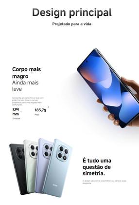 Smartphone Xiaomi Note 15 Lançamento 2026 256GB 128GB Câmera 108MP 20MP ...