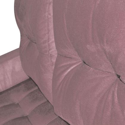 Sofá Cama Casal Reclinável Drika Veludo Turkey Rosê - MATRIX - Sofá ...