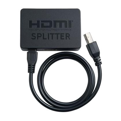 Splitter HDMI 1x2 4K Divisor e Duplicador de Tela com 2 Saídas ...