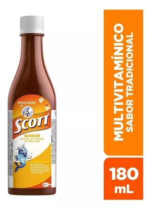 Suplemento de Emulsão Scott Tradicional 180mL com Vitamina A&D ...
