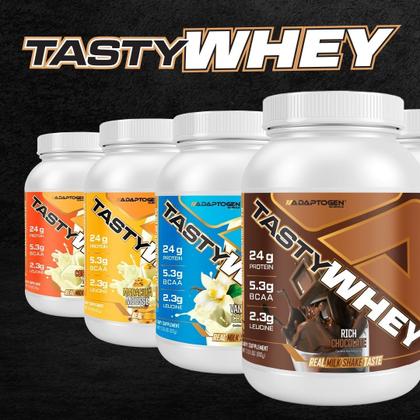 Suplemento Tasty Whey 3w Adaptogen Whey Protein pote 900g - Adaptogen ...