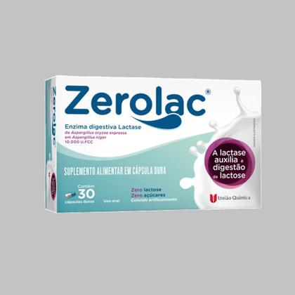 Suplemento Zerolac Lactase 30 Cápsulas - União Química - Produtos para ...