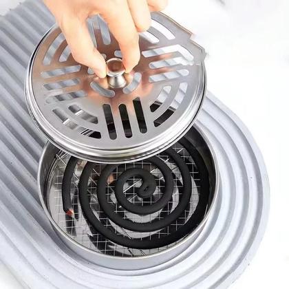 Suporte Portátil Para Bobina De Mosquito Com Tampa, Rack Repelente De ...