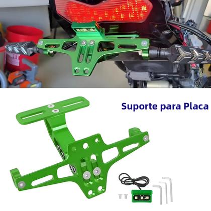 Suporte Universal Para Placa De Licença Kawasaki Ninja 250r 300 400 650 ...