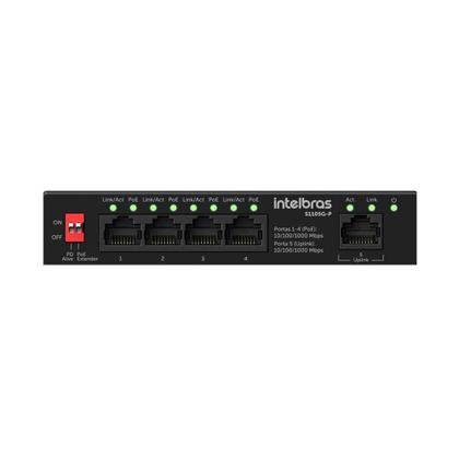 Switch 5 Portas 4 Portas PoE Gigabit Ethernet 1 Uplink S1105GP ...