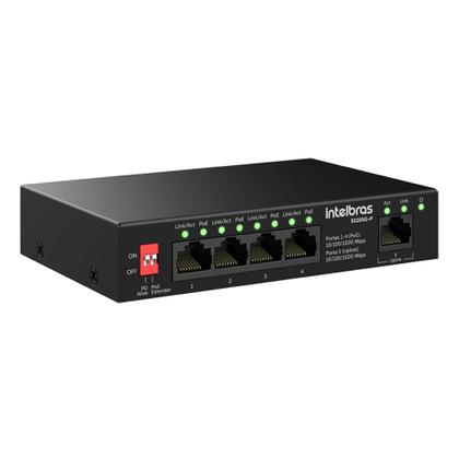 Switch 5 Portas 4 Portas PoE Gigabit Ethernet 1 Uplink S1105GP ...