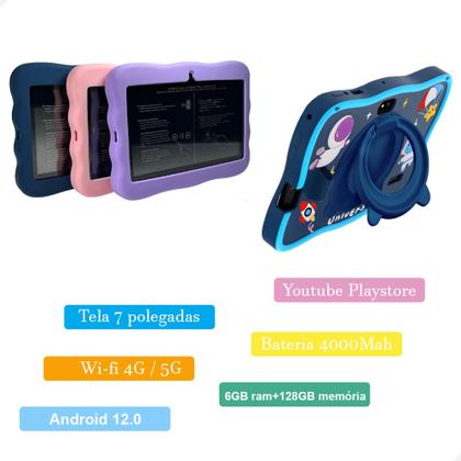 Tablet Astronauta azul Infantil Barato 128gb Capa Silicone - Gps online ...