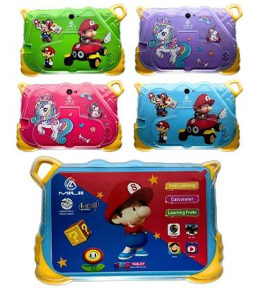 Tablet Infantil Criança Educativo Mário Android Playstore Youtube 256GB ...