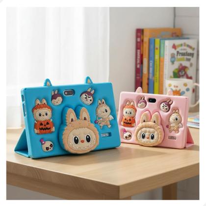 Tablet Infantil E15 barato Labubu memoria 128gb Capa silicone ...