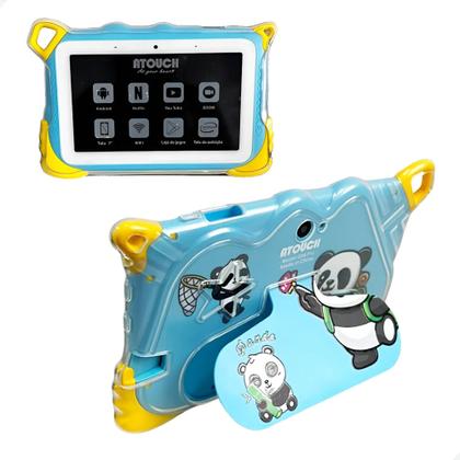 Tablet Infantil Kids 6gb + 128gb Wifi Android 15 Atouch Q39 Pro Cores ...