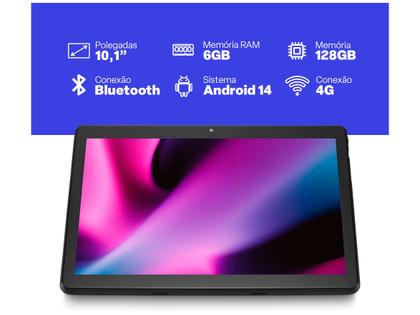 Tablet Multilaser M10 6GB RAM 128GB 10,1" Android Octacore Wi-Fi 4G ...