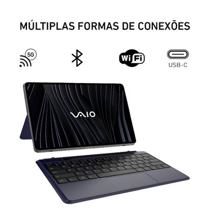 Tablet Vaio TL12 12.6" 2.5K Amoled 128gb 8gb Wi-Fi 5G + Capa Teclado e ...