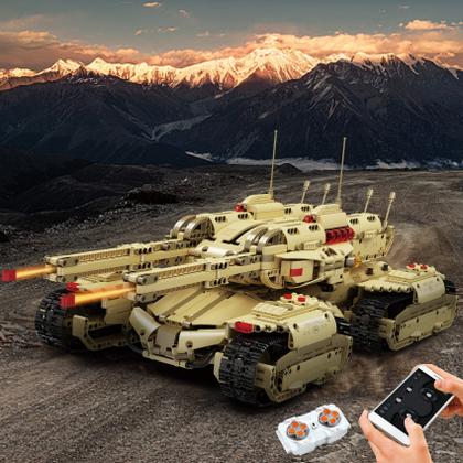 Tecnologia Building Block Tank Mold King 20011 com RC Adult - Mould ...
