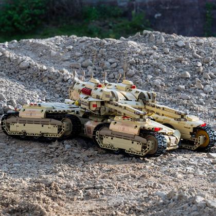 Tecnologia Building Block Tank Mold King 20011 com RC Adult - Mould ...
