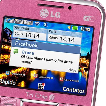 Telefone Celular Desbloqueado LG C333 Tri-Chip - Ramal - Magazine Luiza