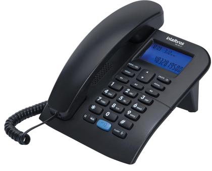 Telefone com Identificador de Chamadas TC 60 ID Preto Intelbras ...