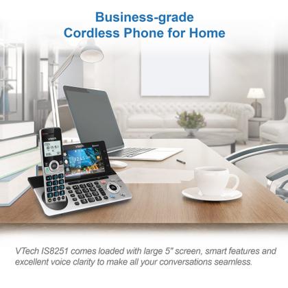 Telefone sem fio VTech IS8251-3 Business Grade com 3 aparelhos ...