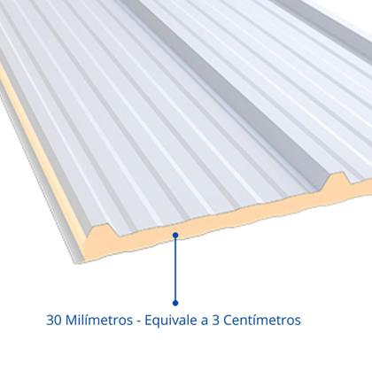 Telha Termica Sanduiche Kingspan Pir 30MM Aço Branco C Forro - Kingspan ...