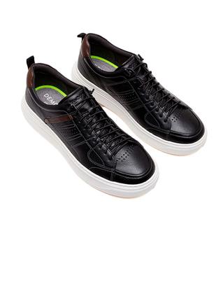 Tênis Democrata Joe Ultra Light 526101 Couro Preto - Tênis Masculino ...
