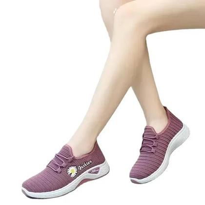 Tênis Feminino Respirável Leve Para Corrida Confortável Com Solado ...