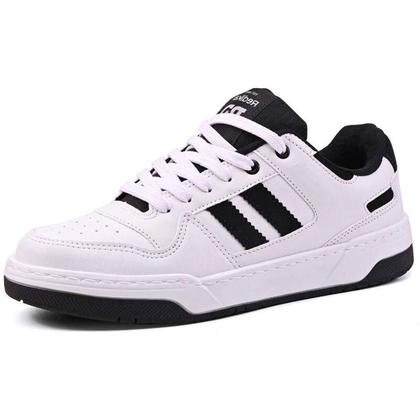 Tênis Redikal Skate - Masculino - Branco preto - 41 - Tênis Masculino ...
