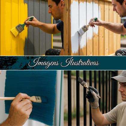 Tinta Esmalte Base D'Água 900ml Cores Madeira Porta Metal Ferro Azulejo ...