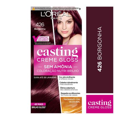 Tintura Casting Creme Gloss L'oréal Paris 426 Borgonha - Tinta de ...