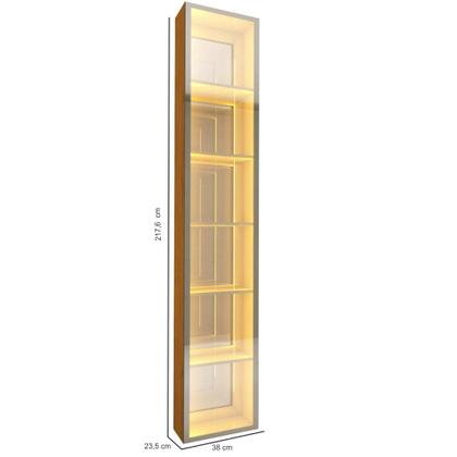 Torre Cristaleira Gelius Luminare 1 porta reflecta com luz de LED ...