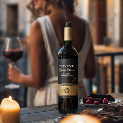 Trivento Vinho Tinto Argentino Seco Golden Reserve Malbec 750ml - Vinho ...