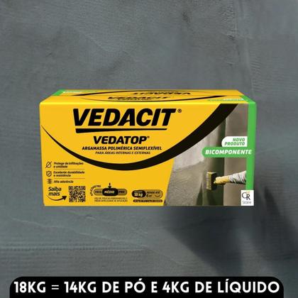 Vedatop 1000 18kg Otto Baumgart Impermeabilizante para Lajes e Paredes ...