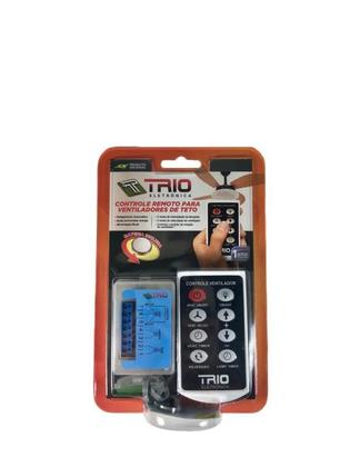 Ventilador de Teto Infinity Soft Led 3000K Preto 3 Pás Tabaco 110V 2002 + Controle - Ventilador ...