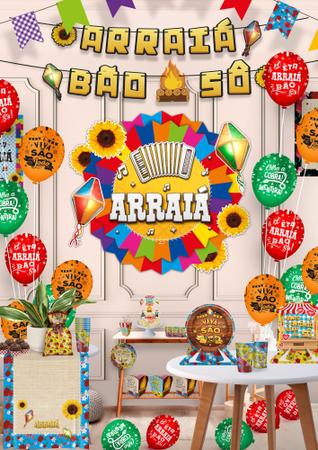 Moldura para Fotos Festa Junina 1 - Fazendo a Nossa Festa