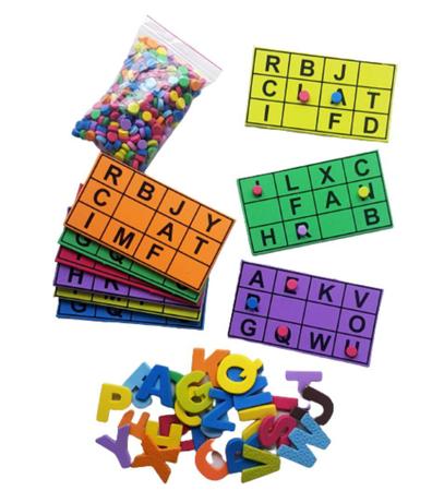 20 CARTELAS BINGO ALFABETO