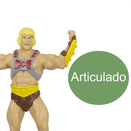 He-man Mestre do Universo Boneco Articulado Imaginext Mattel GWF38 ...