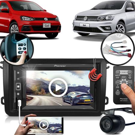 Som Pra Carro Aparelho Automotivo Midia 7 Pol CarPlay + Moldura GM SPIN 2019 + Câmera - MP5 ...