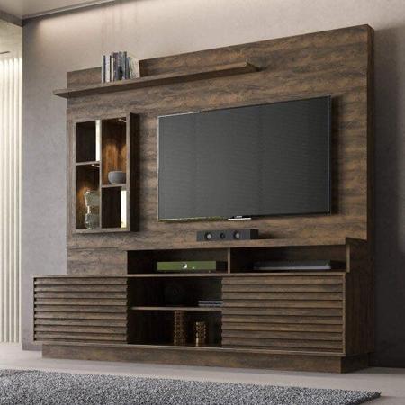 Estante Home para TV até 65 Polegadas Atlântida Espresso Móveis ...