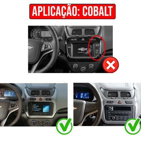 Som Pra Carro Aparelho Automotivo Midia 7 Pol CarPlay + Moldura GM SPIN ...