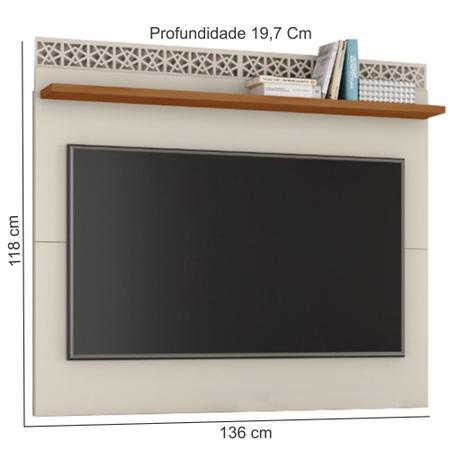 Painel Suspenso para TV de ate 55 polegadas Frade City New OFF White ...