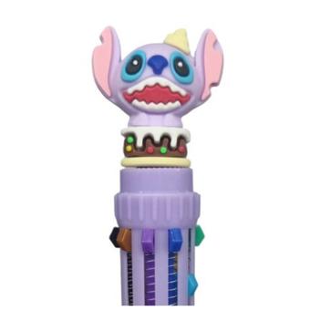 01 Caneta 10 Cores Lilo & Stitch Esferográfica - NICE - Caneta ...