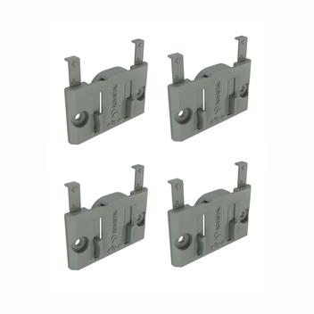 02 Jg Dispositivo Anti-descarrilamento Porta Armário Correr - Rometal ...