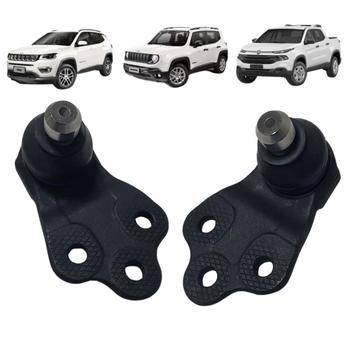 02 Pivô Da Suspensão Nakata Dianteira Jeep Compass 2016 A 2020 - Pivô ...