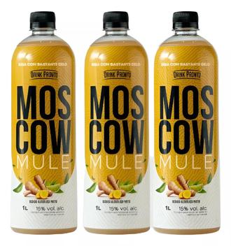03 Drinks Prontos Moscow Mule 1 litro - Drink Pronto - Caneca ...