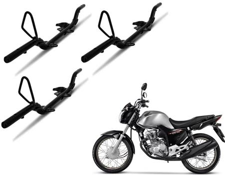 03 Estribo Pedal Dianteiro Cg Titan Fan 125 150 160 Cargo Start Flex ...