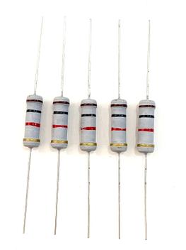 05 Resistor de Potência 1K 2W 5% Filme de Carbono - Materiais Elétricos ...