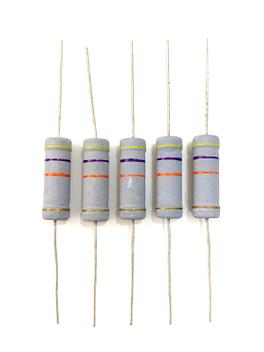 05 Resistor de Potência 47k 5w 5% Filme de Carbono - Materiais ...