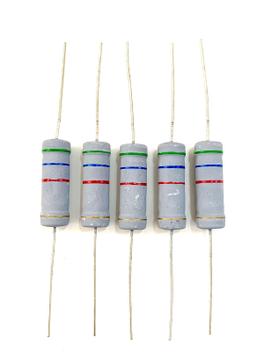 05 Resistor de Potência 5k6 5w 5% Filme de Carbono - Materiais ...