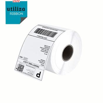 05 Rolos Etiqueta Couche Adesiva 100x50 (mm) 10x5 Cm Branca Zd220 Argox ...