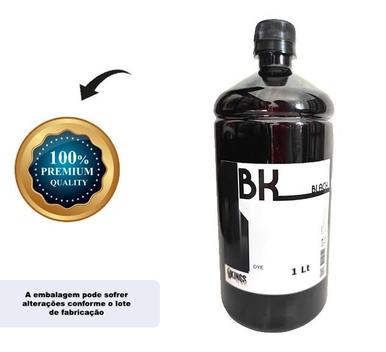1 Litro Black Tinta Para Impressora Hp DeskJet F300 1110 3000-J310 Alta ...